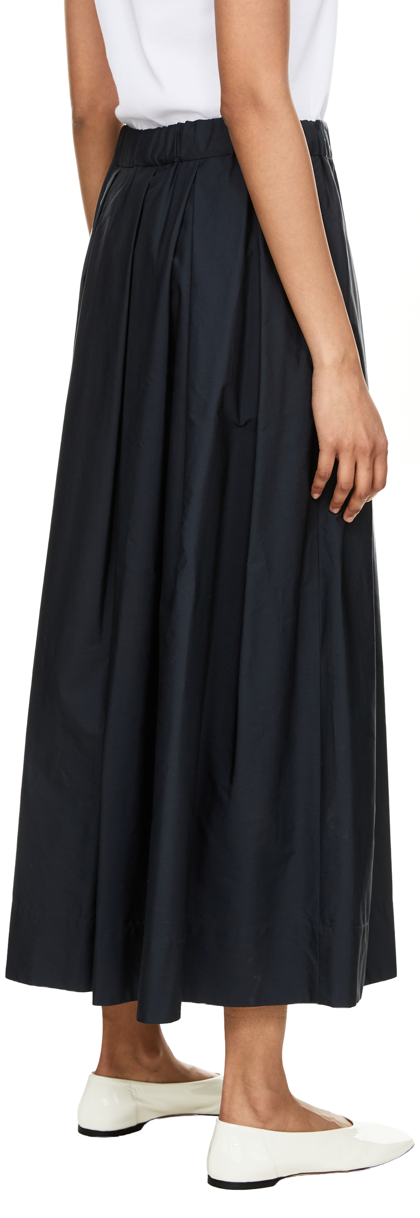 'S Max Mara Faltenrock 'Pineta' Marineblau auf UNGER.DE