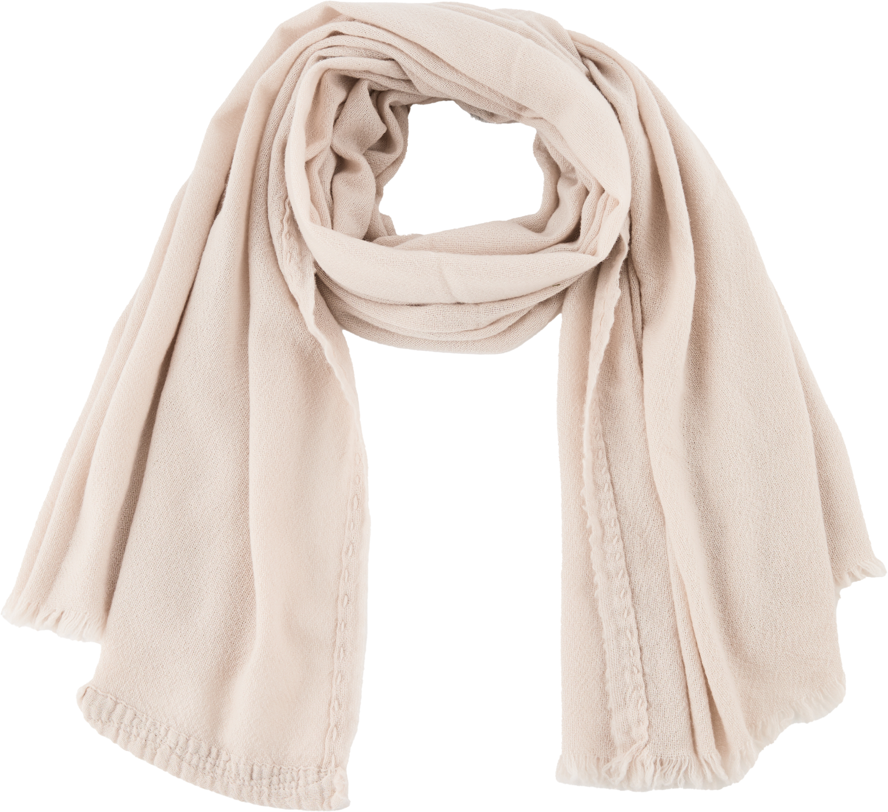 prïvate0204 Cashmere-Schal 'Sim' Beige auf UNGER.DE