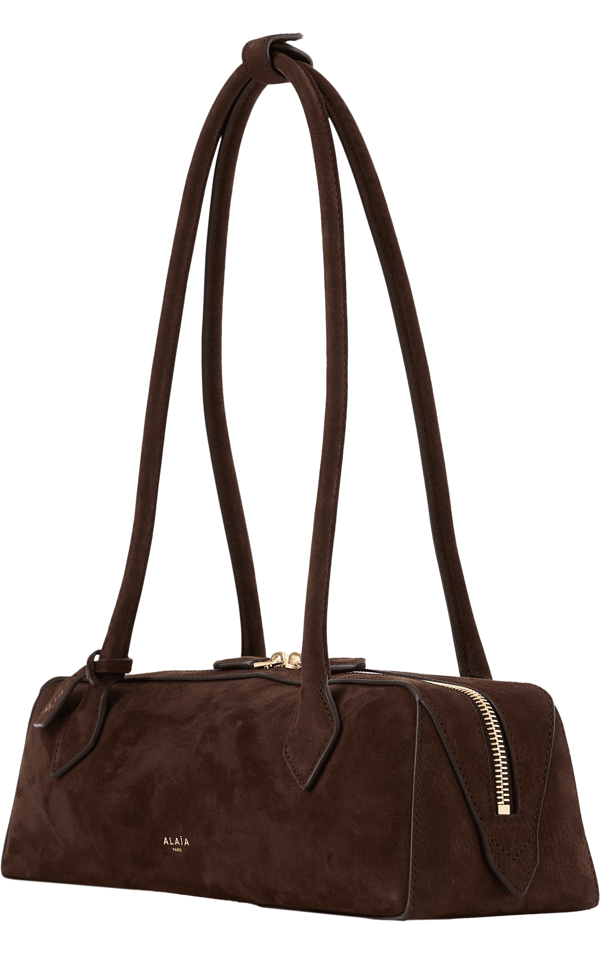 Alaïa Shoulder bag 'Le Teckel Medium' dark brown on UNGER.DE